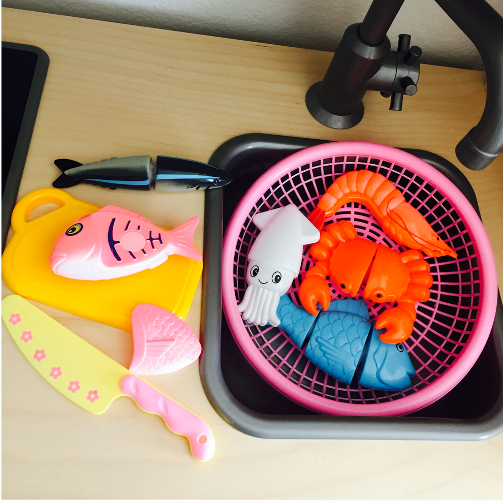 Seafood Play Food Set – tiny sponge