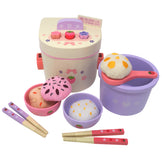 Rice Cooker Deluxe Wooden Play Food Set – tiny sponge